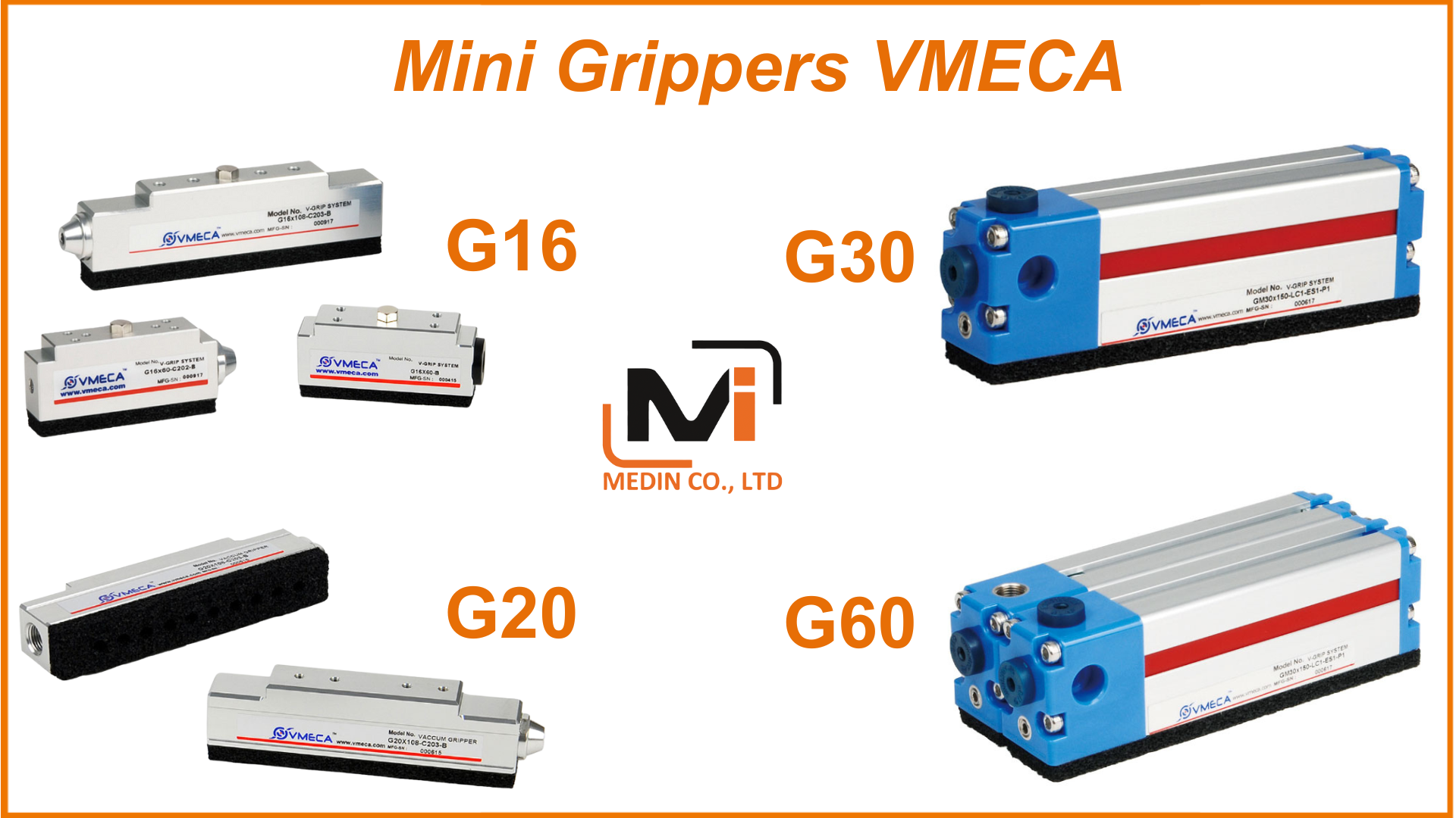 Mini Grippers G16 của VMECA giúp việc di chuyển các vật phẩm có hình ...